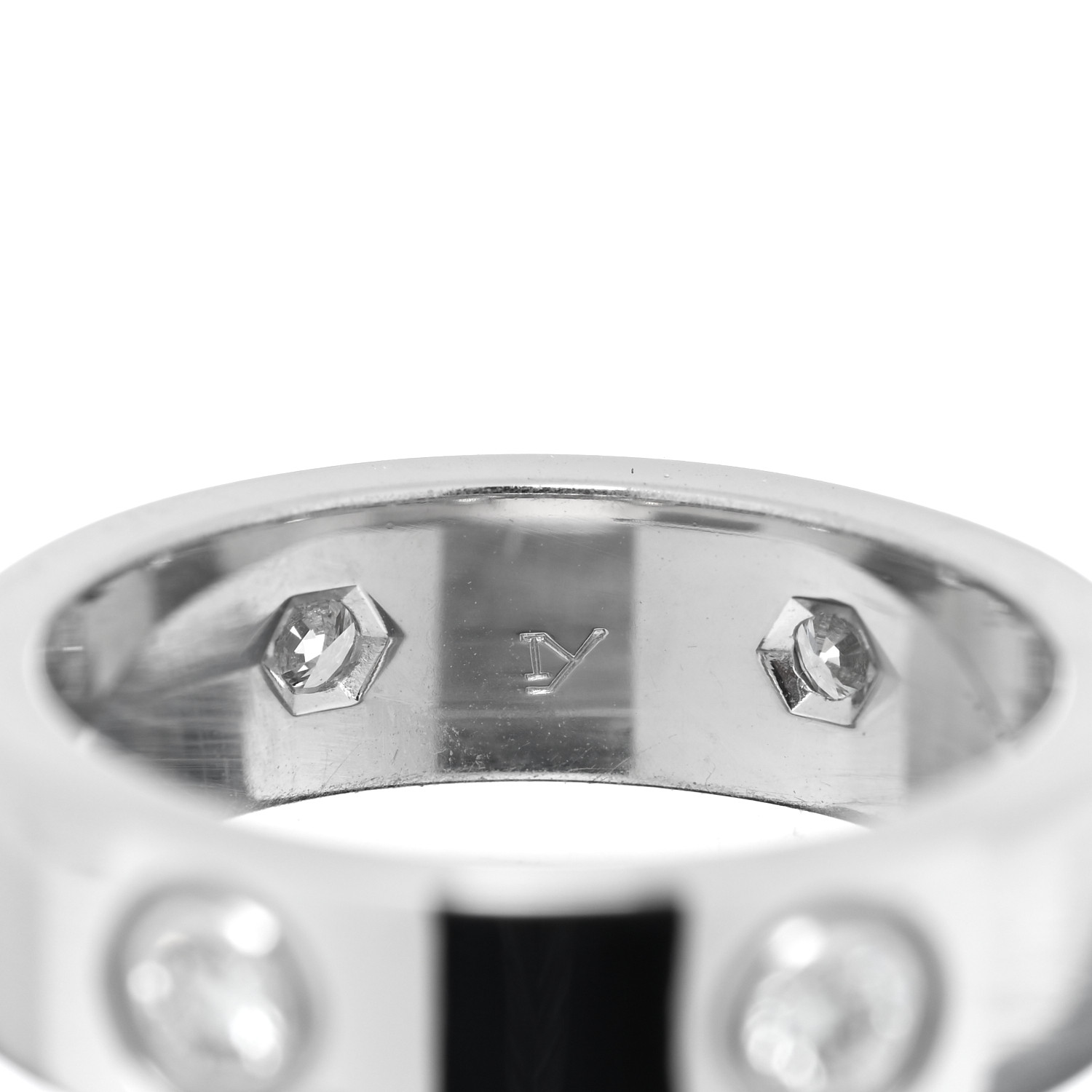 Cartier Love Ring pattering Diamonds