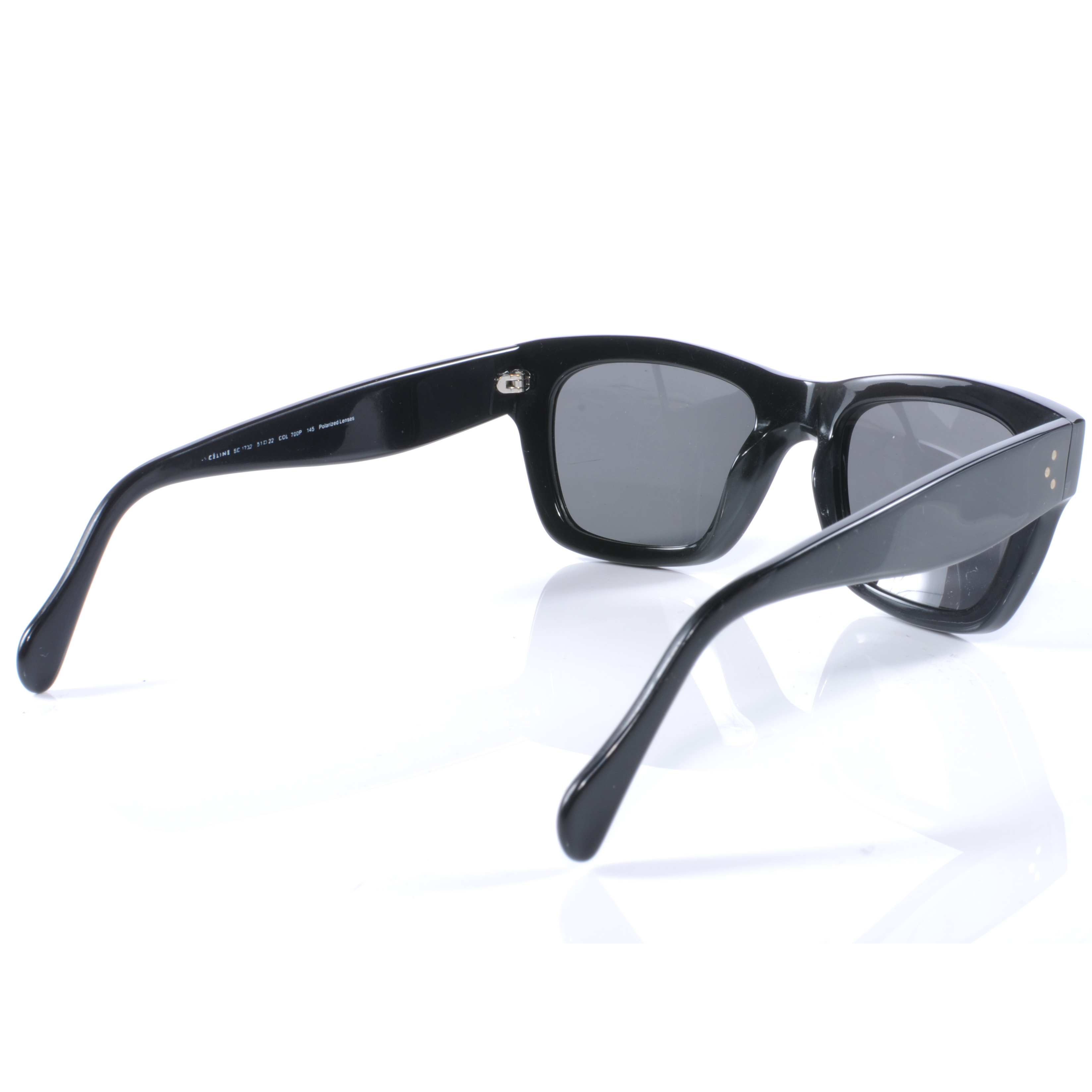 CELINE Polarized Sunglasses SC 1732 Black 39914 FASHIONPHILE