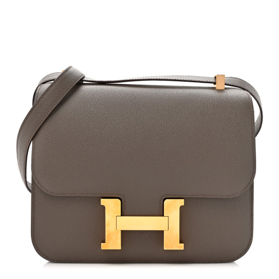 HERMES Epsom Constance 24 Etain 1510498 FASHIONPHILE