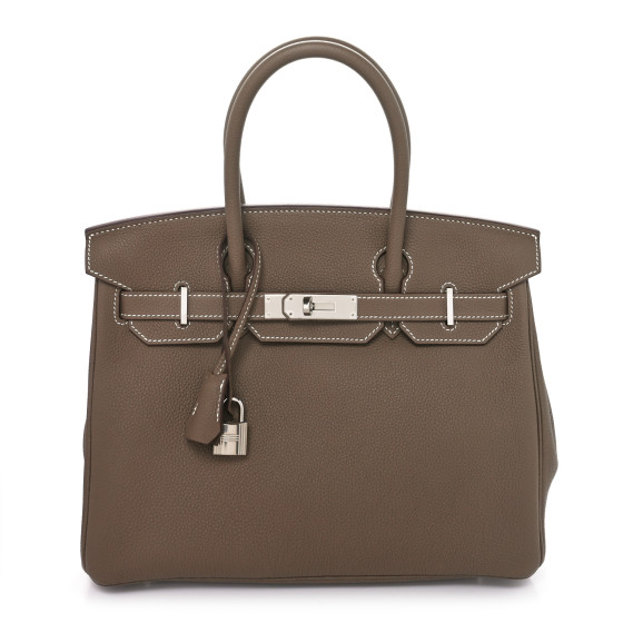 HERMES Togo Birkin 30 Etoupe - Great Gifts Club