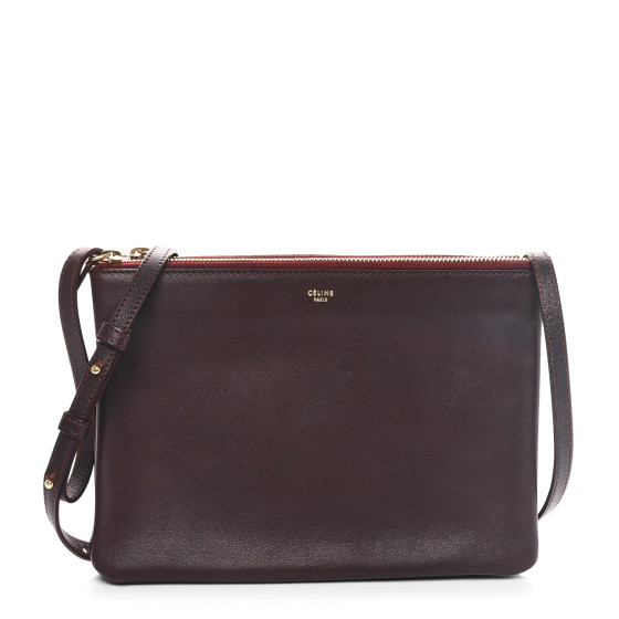 Celine trio burgundy store