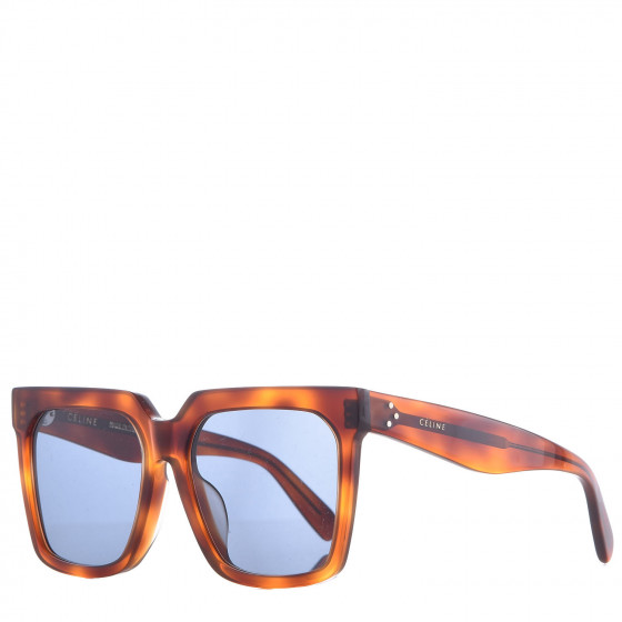 CELINE Square Sunglasses CL40055I Havana 503077 FASHIONPHILE