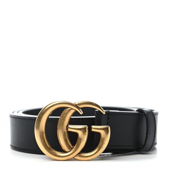 GUCCI Calfskin Double G 30mm Belt 95 38 Black 826947 FASHIONPHILE gucci-calfskin-double-g-30mm-belt-95-38-black-826947-fashionphile