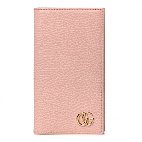 Gucci Pebbled Calfskin Gg Marmont Iphone 78 Case Pink 921080 Fashionphile