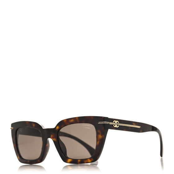 CHANEL Acetate Square Sunglasses 5509-A Tortoise 1635115 | FASHIONPHILE