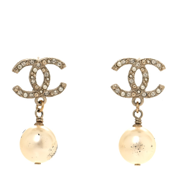 Chanel earrings fashionphile store