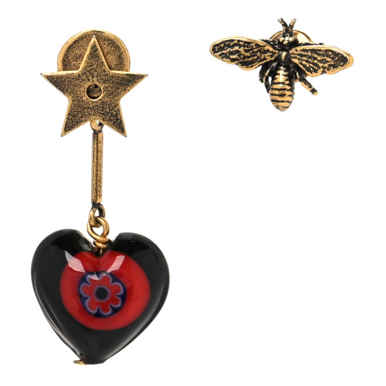 Dior heart earrings store