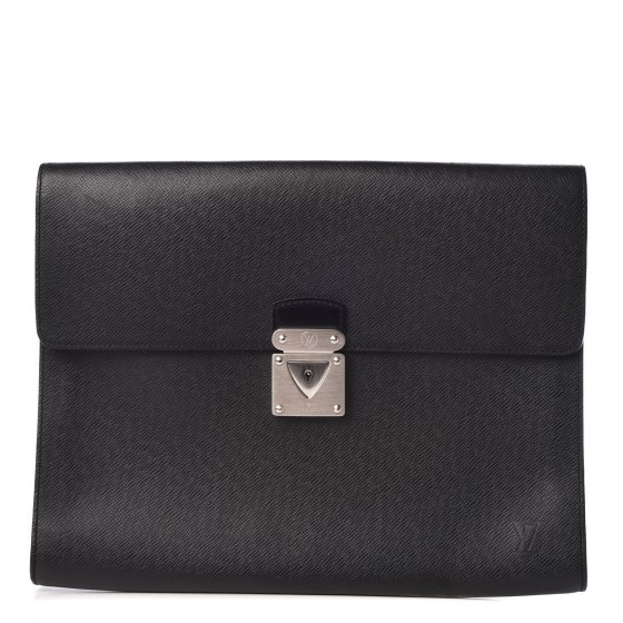 LOUIS VUITTON Taiga Minuto Briefcase Ardoise 319625 | FASHIONPHILE