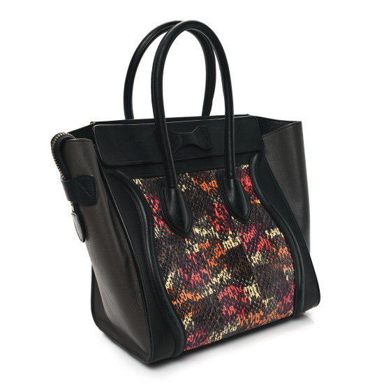 Celine luggage tote black store