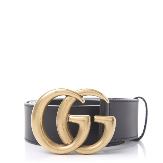 GUCCI Calfskin Double G 40mm Belt 95 38 Black 599119 FASHIONPHILE gucci-calfskin-double-g-40mm-belt-95-38-black-599119-fashionphile