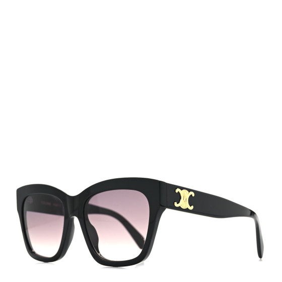 Celine Acetate Triomphe Sunglasses Cl 40253i Black 1283417 Fashionphile
