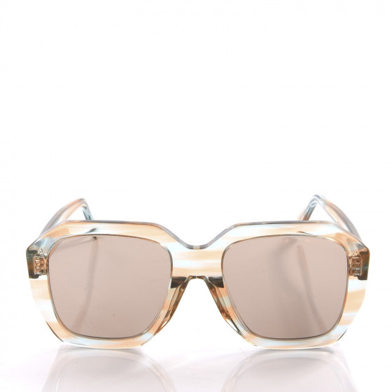 CELINE Acetate Square Sunglasses CL40045 Multicolor 589695 FASHIONPHILE